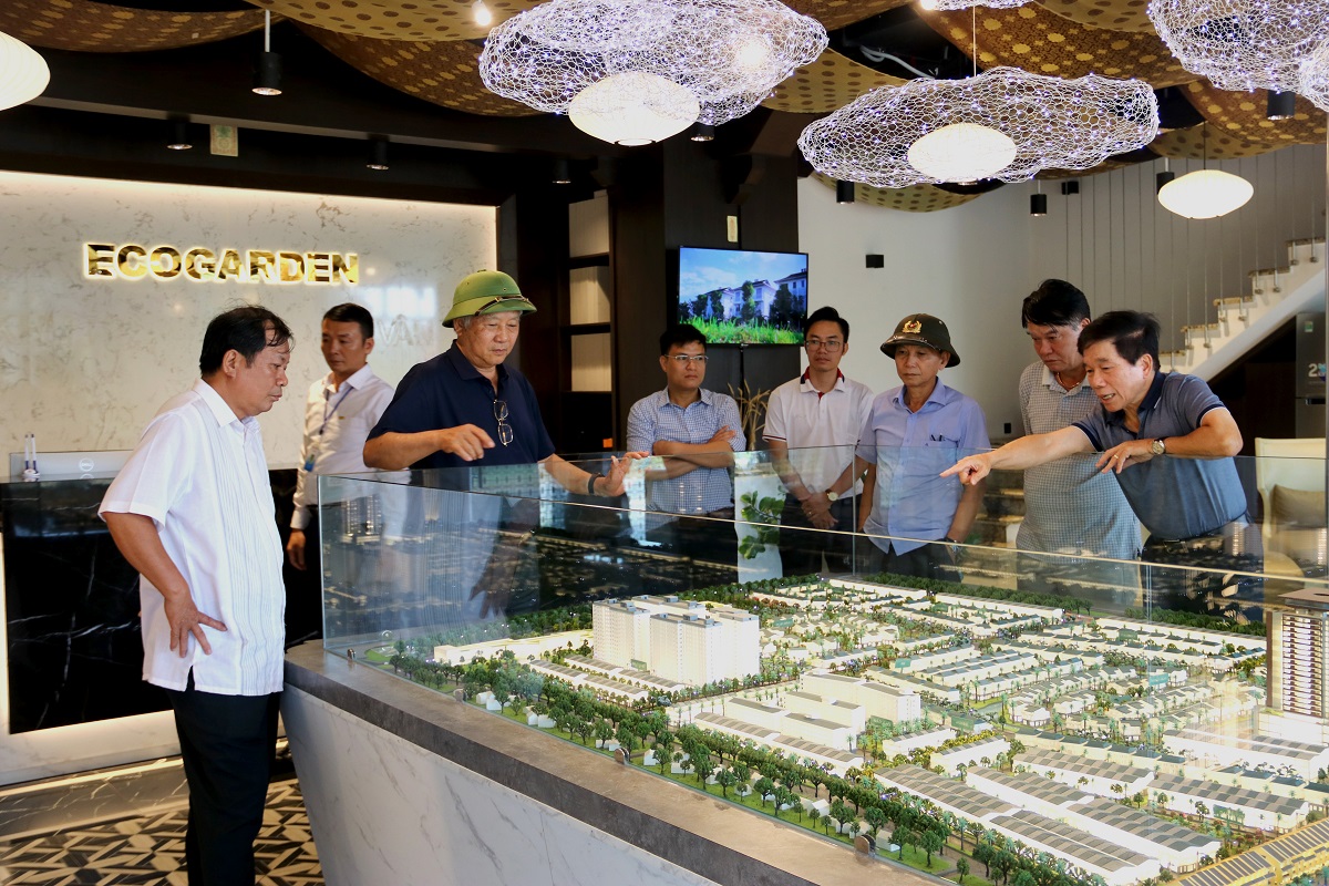 Chủ tịch Hiệp hội Nhà thầu Xây dựng Việt Nam thăm dự án Ecogarden